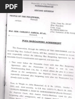 PLEA BARGAIN Sample | Plea | Plea Bargain