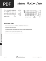 Roller Chain Size Chart With Dimensions | PDF