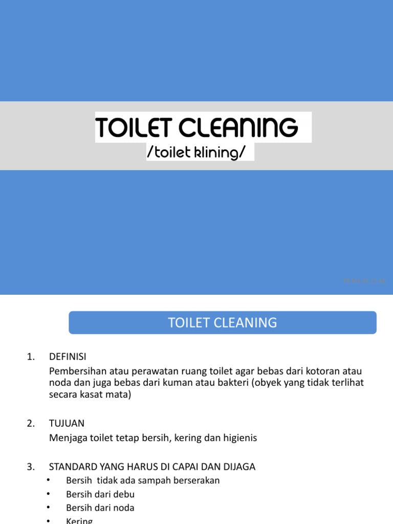 Bersih Toilet | PDF