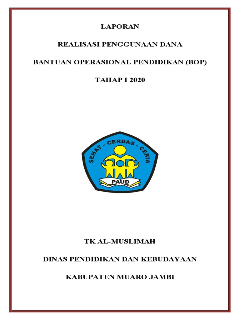 Cover Laporan Bop Unsu | PDF