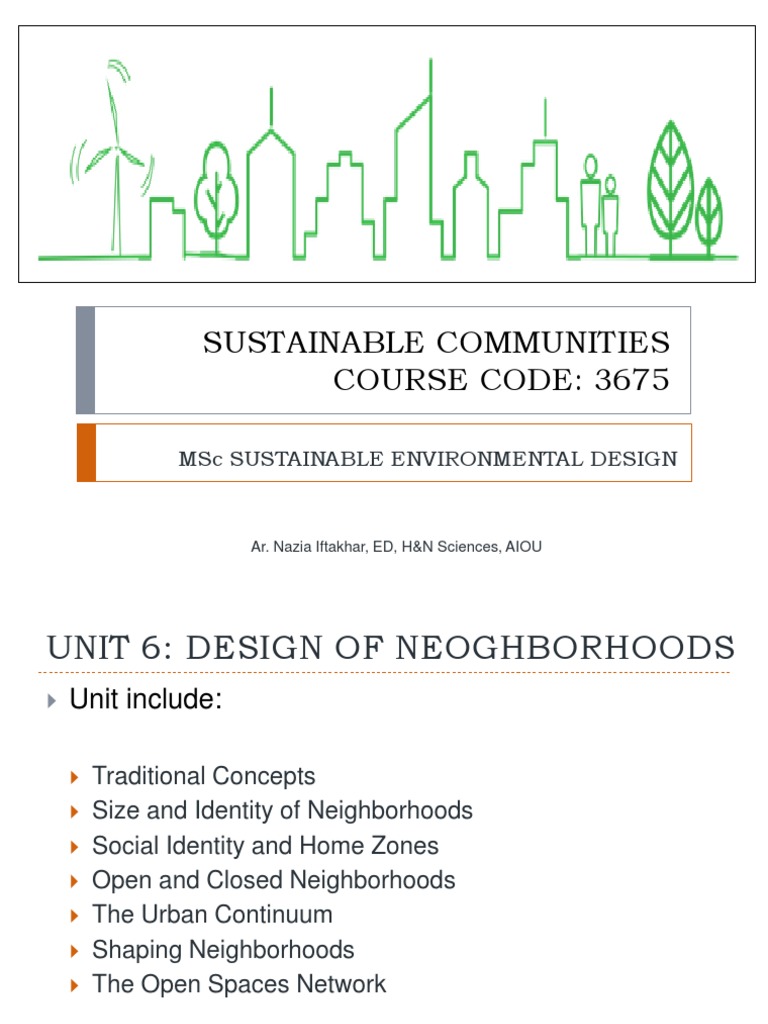 Sustainable Communities 06 | PDF | Neighbourhood | Identity (Social ...