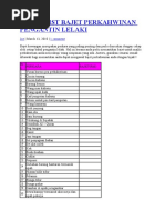 CHECKLIST KAHWIN BY NABIHA ZAIDI - XLSX - Google Drive | PDF