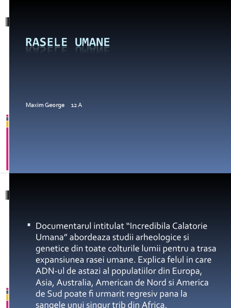 Rasele Umane | PDF