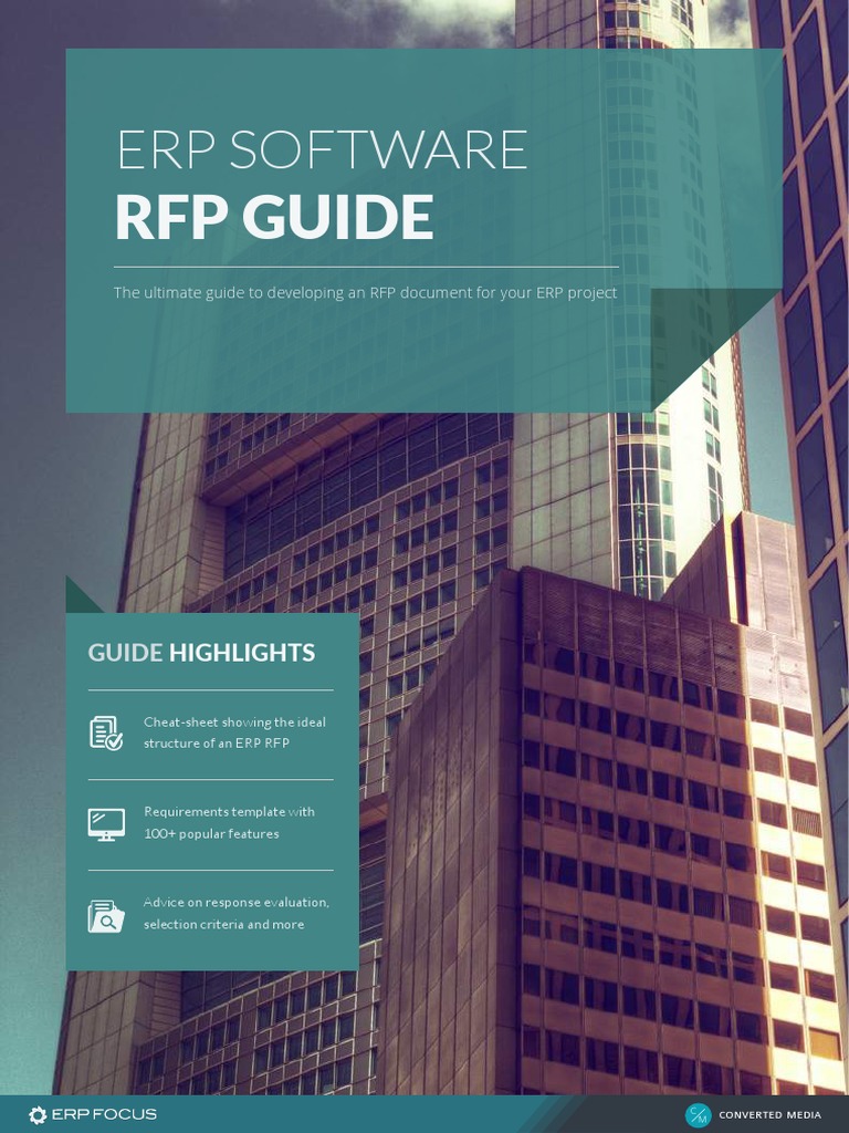 Erp Software RFP Guide | PDF | Enterprise Resource Planning | Request ...