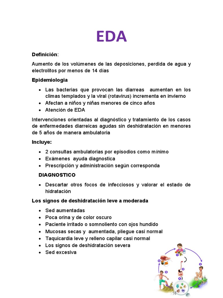 EDA y IRA ARANGO | PDF | Deshidración | Diarrea