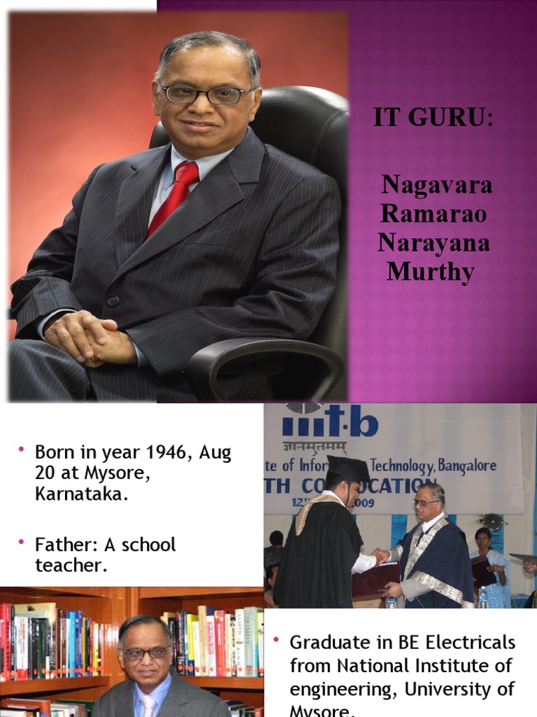 N. R. Narayana Murthy: IT Pioneer Profile | PDF | Computers