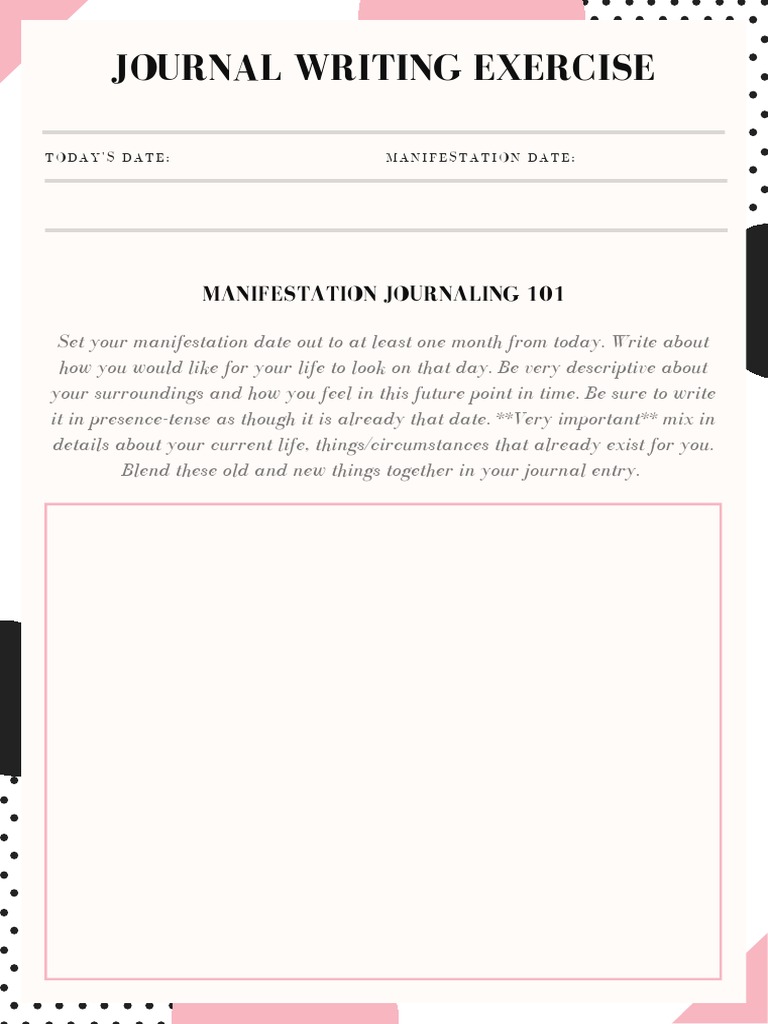 Manifestation Journaling 101 PDF | PDF