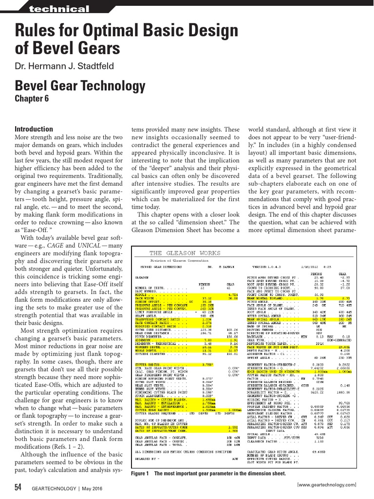 Optimal Design Parameters for Bevel Gears: Understanding the Key ...
