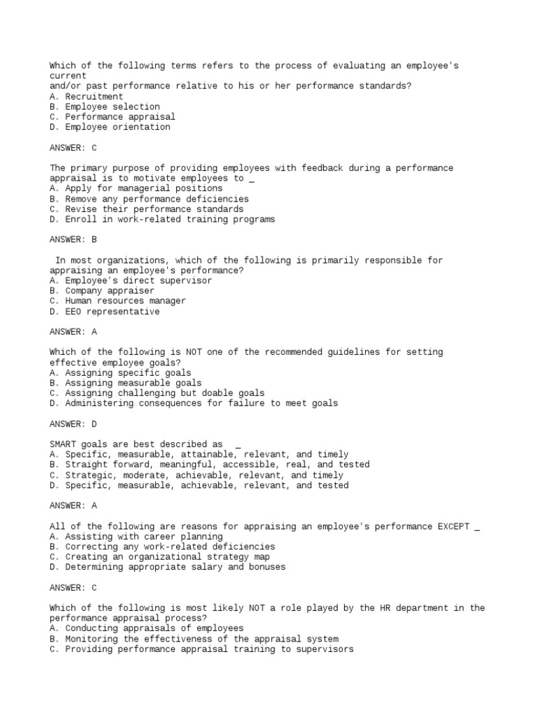 PMS | PDF | Performance Appraisal | Goal