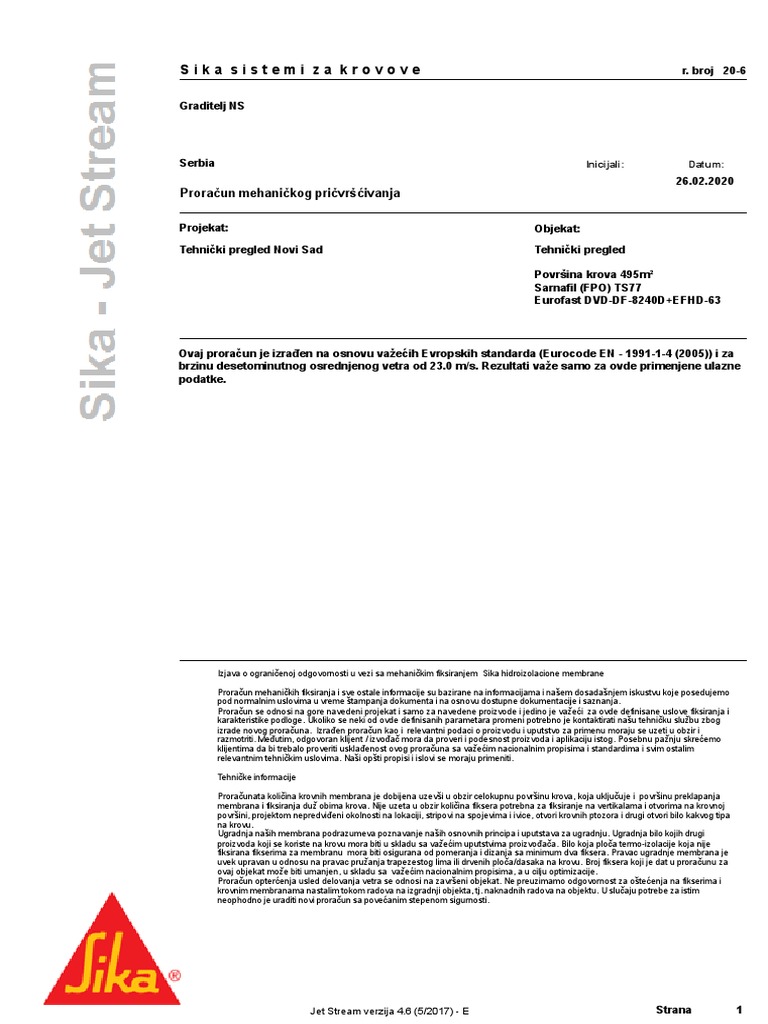 Graditelj NS Tehnički Pregled | PDF