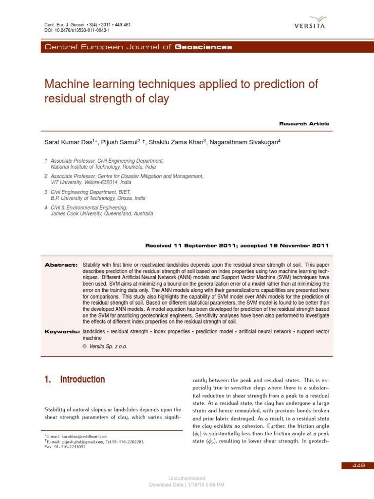 Machine Learning Techniques Applied To Prediction PDF | PDF | Mean Squared Error | Mathematical ...