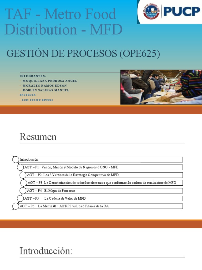 TAF - Metro Food Distribution - MFD | PDF | Business | Economias