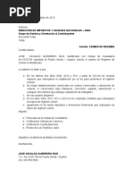 Modelo de Carta de Recibido | PDF