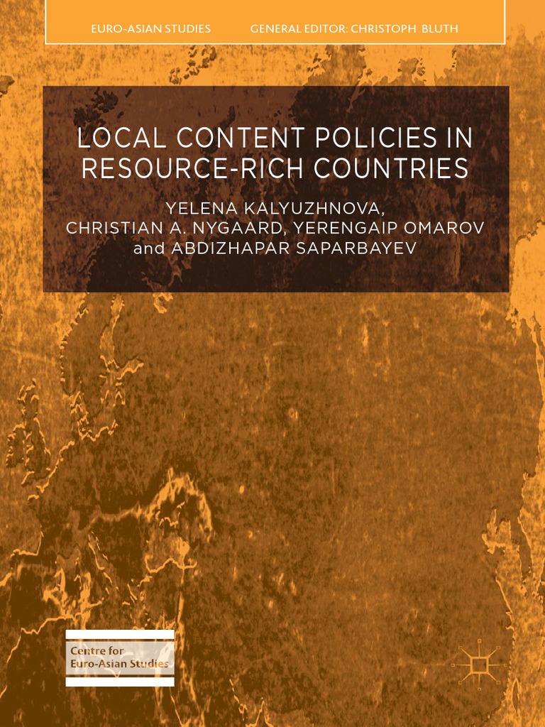Local Content Policies in Resource-Rich Countries | PDF | Economic ...