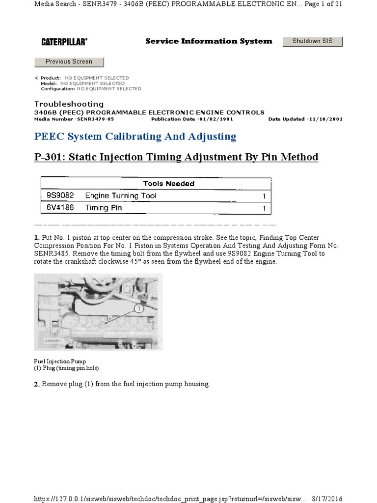 PEEC System Calibrating and Adjusting | PDF | Throttle | Engines