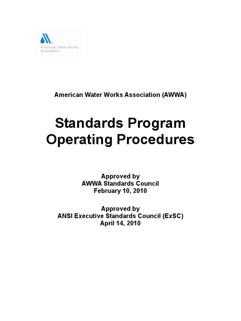 AWWA | PDF | Committee | Agenda (Meeting)