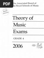 Abrsm Theory g5 Sample Papers (New Format) | PDF