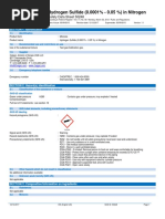 MSDS for Compressed Hydrogen Gas | PDF | Hydrogen | Gases