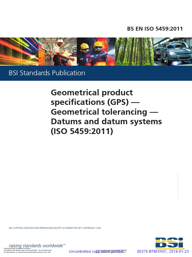 BS en Iso 5459 2011-08-31 | PDF | International Organization For ...