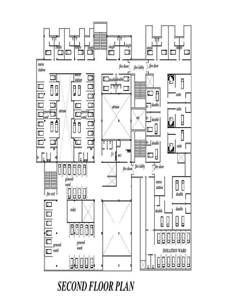 Second Floor Plan: Isolation Ward | PDF