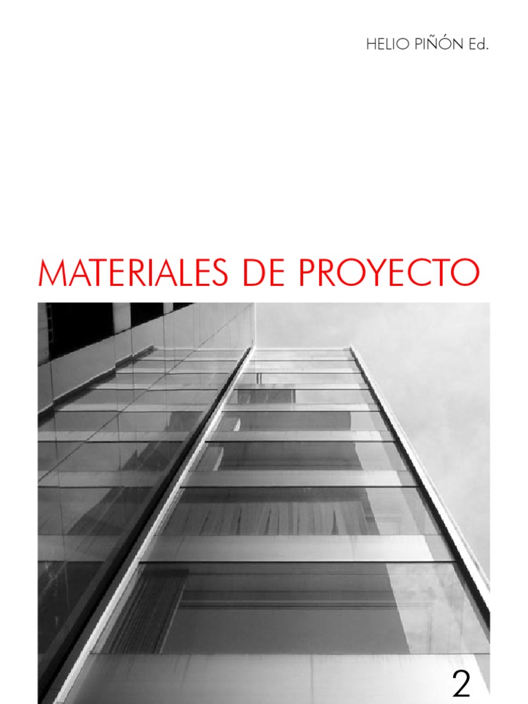 Materiales de Proyecto en Arquitectura | PDF | Medios de arte