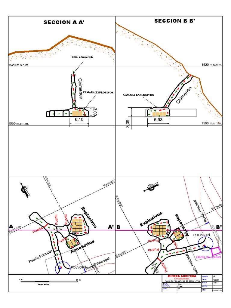 PLano para Polvorin-A3 Explosivos | PDF