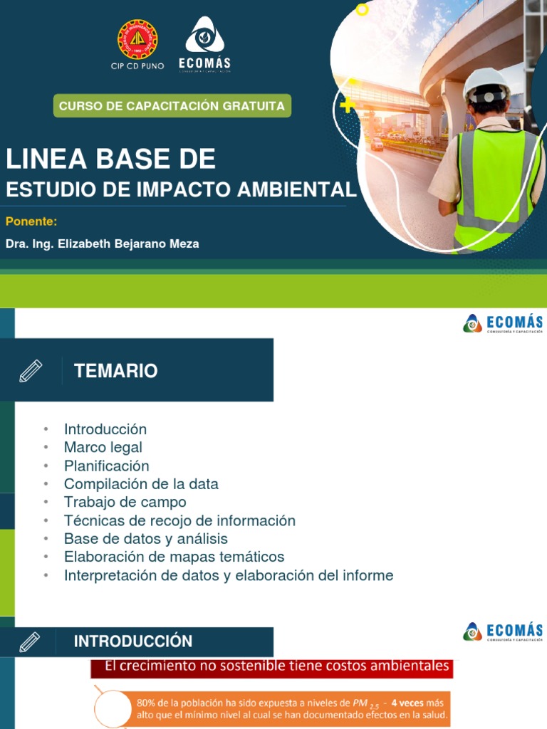 Ecomás - Linea Base Eia PDF | PDF | Evaluación de impacto ambiental | Sistema de información ...