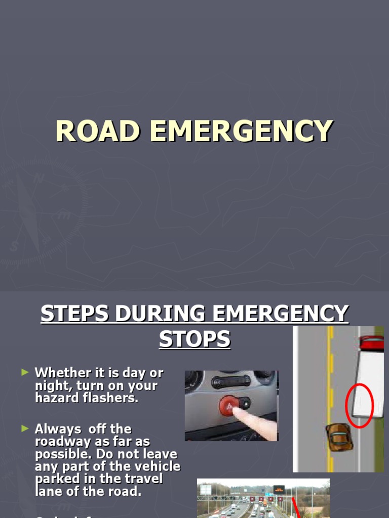 Roadside Emergency Guide | PDF | Vehicles | Road