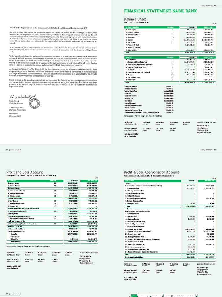 Bank Reporting Example NABIL | Download Free PDF | Dividend | Banks