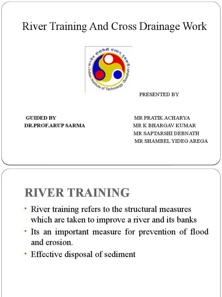 Cross Drainage Works PPT Final | PDF | Home & Garden | Science ...