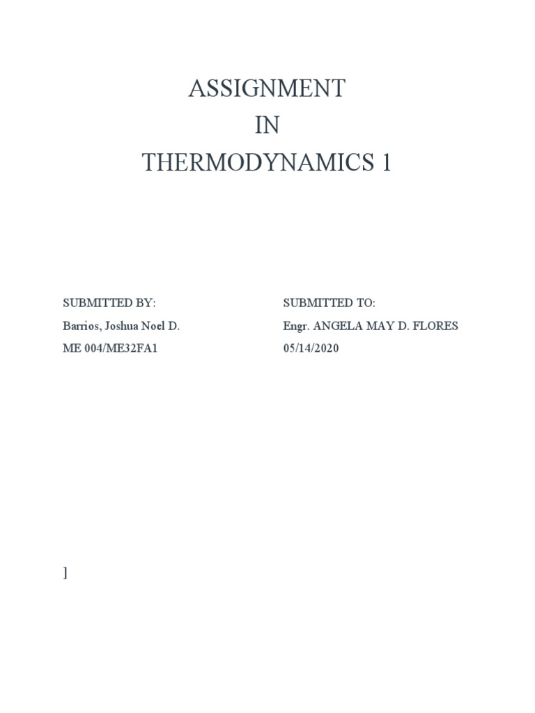 HW #1 Thermodynamics 1 | PDF | Gallon | Pascal (Unit)