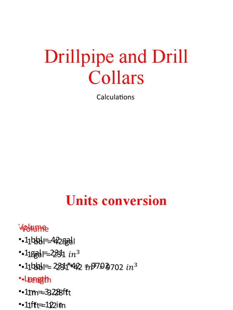1 - Drilling Calculations | PDF | Barrel (Unit) | Pump