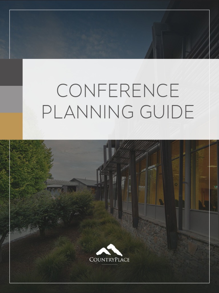 Conference Planning Guide | PDF | Goal | Meal