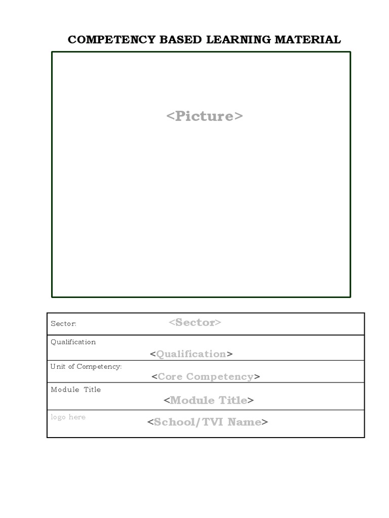 Competency Based Learning Material | PDF | Cognition | Learning