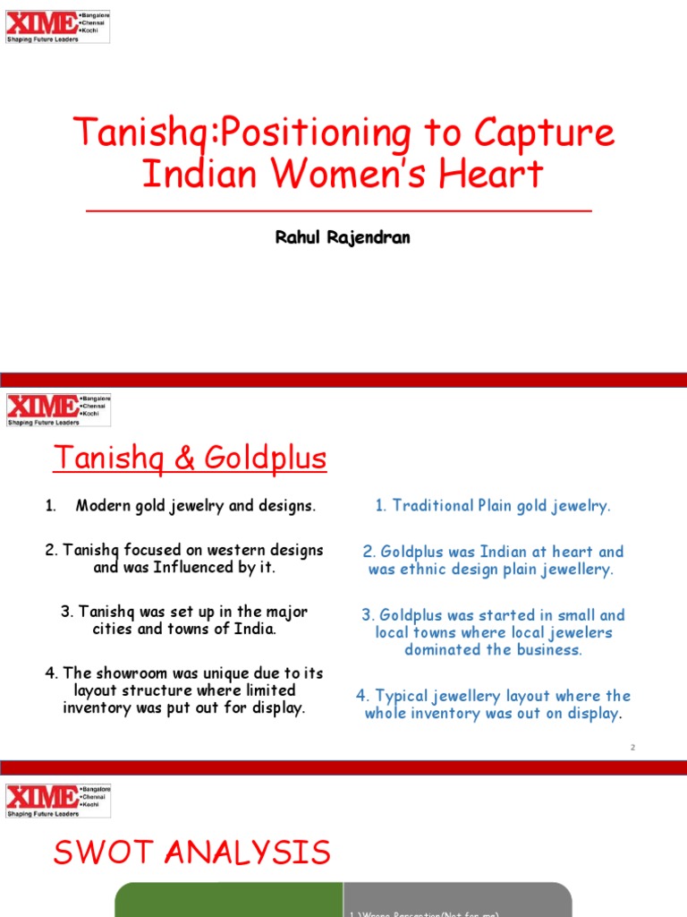 Tanishq - Capturing Indian Women's Heart | PDF | Market Segmentation ...