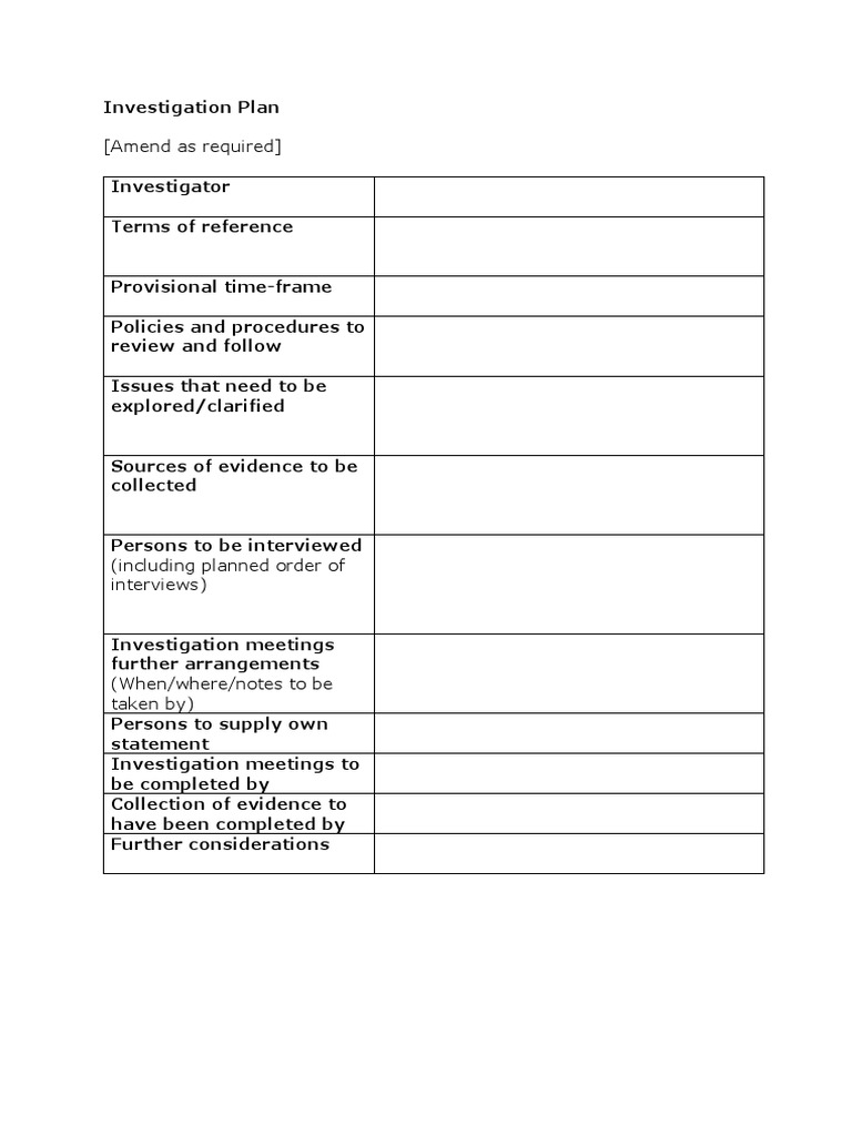 Amend As Required | PDF