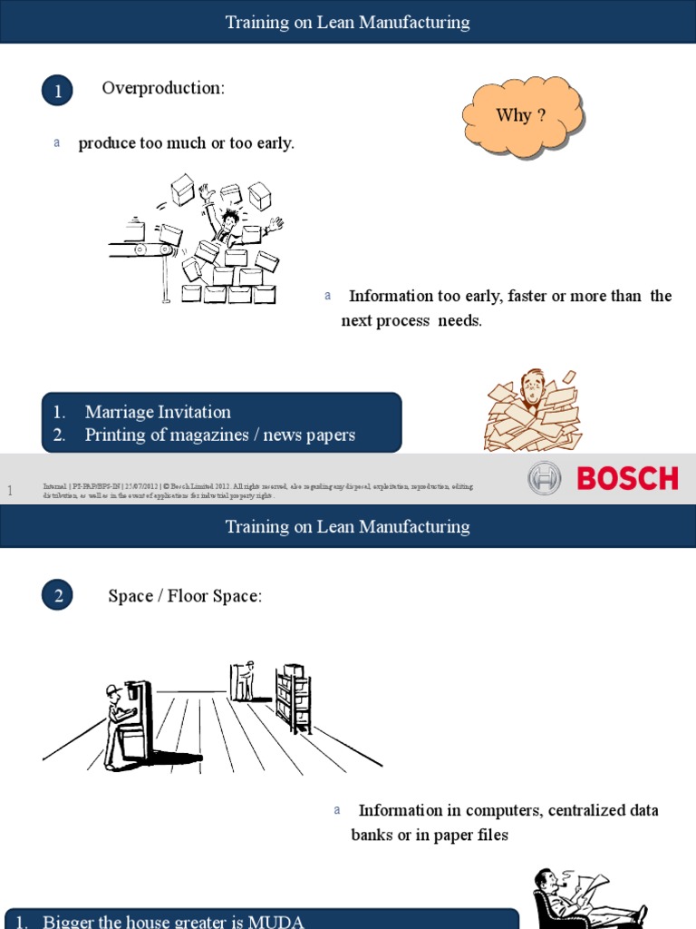 Overproduction: Why ?: Produce Too Much or Too Early | PDF | Lean ...