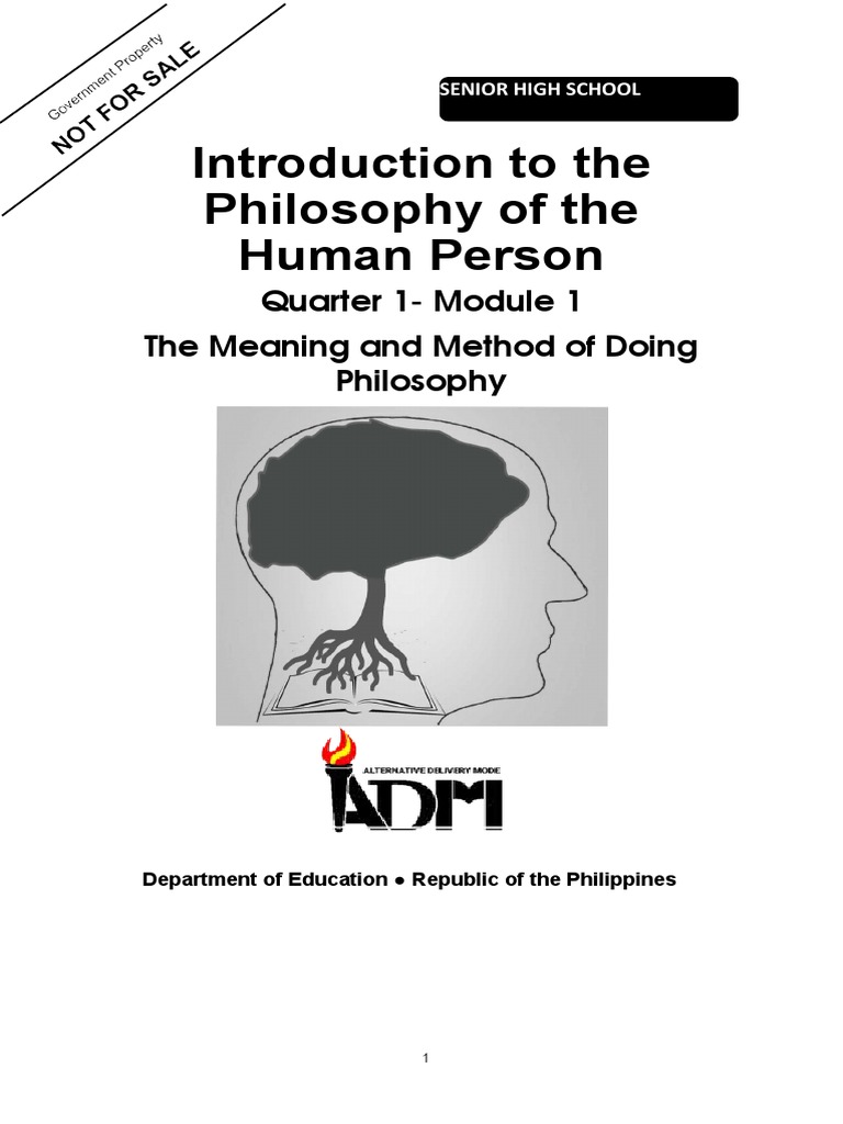 Philo Quarter 1 Week 1 | PDF | Reason | Thought