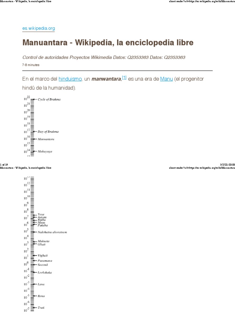 Manvantara | PDF | Vedas | Literatura hindú