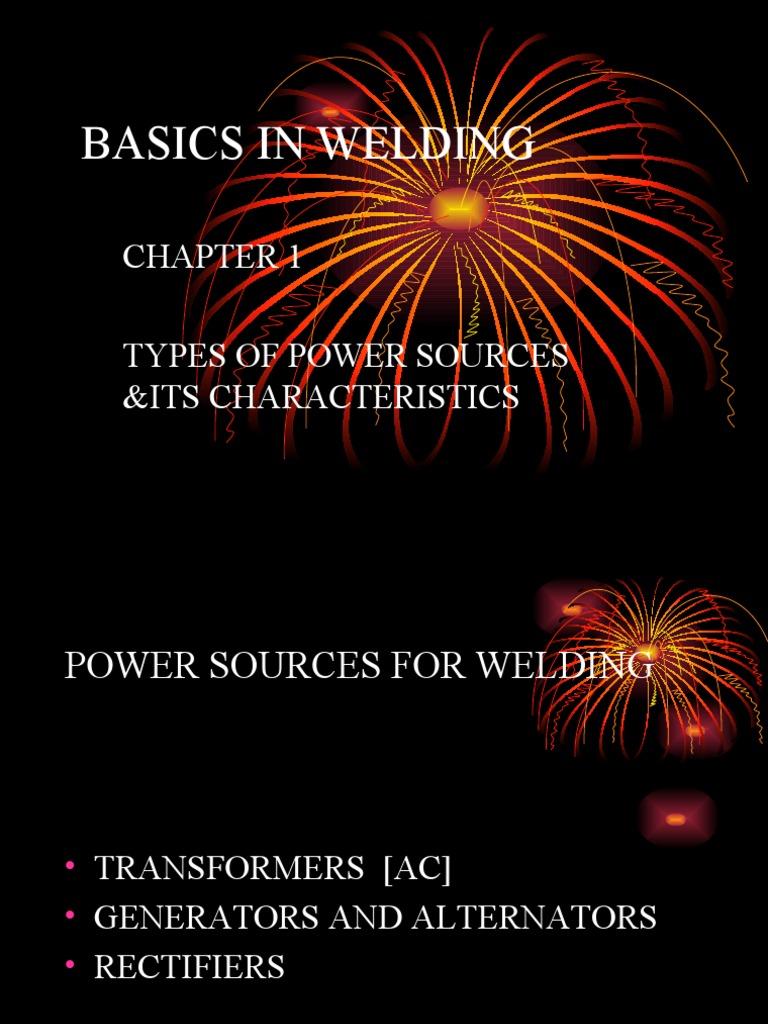 Welding Basic Chapter 1 | PDF | Rectifier | Transformer