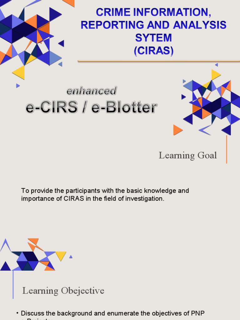 Streamlining Crime Reporting and Investigation through the ...