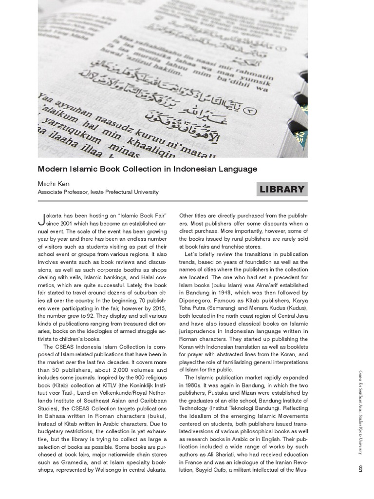 Modern Islamic Book Collection in Indone | PDF | Jihadism | Salafi Movement