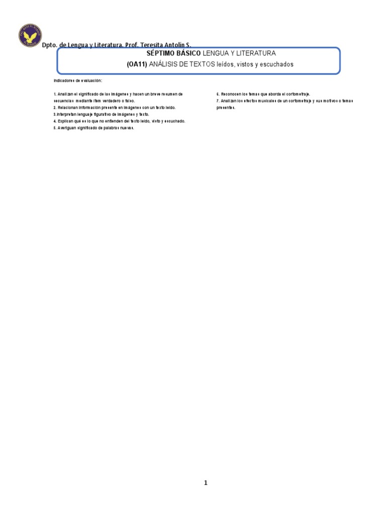 Análisis del cortometraje "El vendedor de humo" | PDF