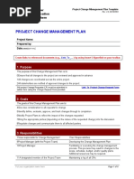 Change Control Board (CCB) Template | PDF | Risk | Risk Assessment