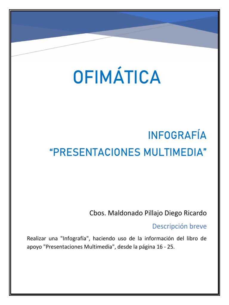 Infografía sobre Presentaciones Multimedia | PDF | Arte