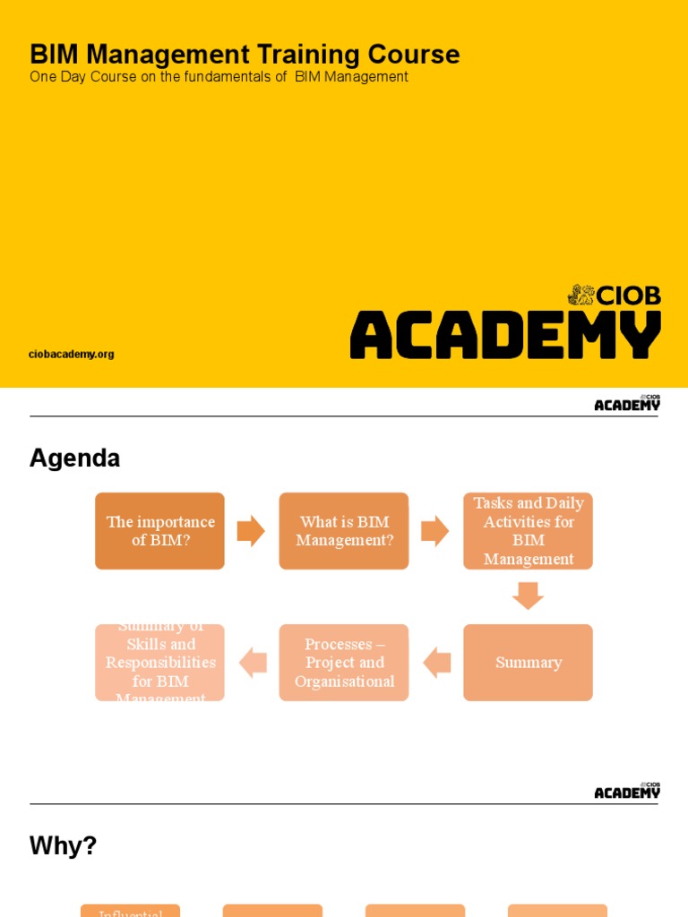 One Day Course On The Fundamentals of BIM Management | PDF | Building ...