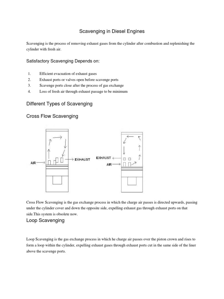 Diesel Engine Scavenging Guide | PDF | Business | Home & Garden