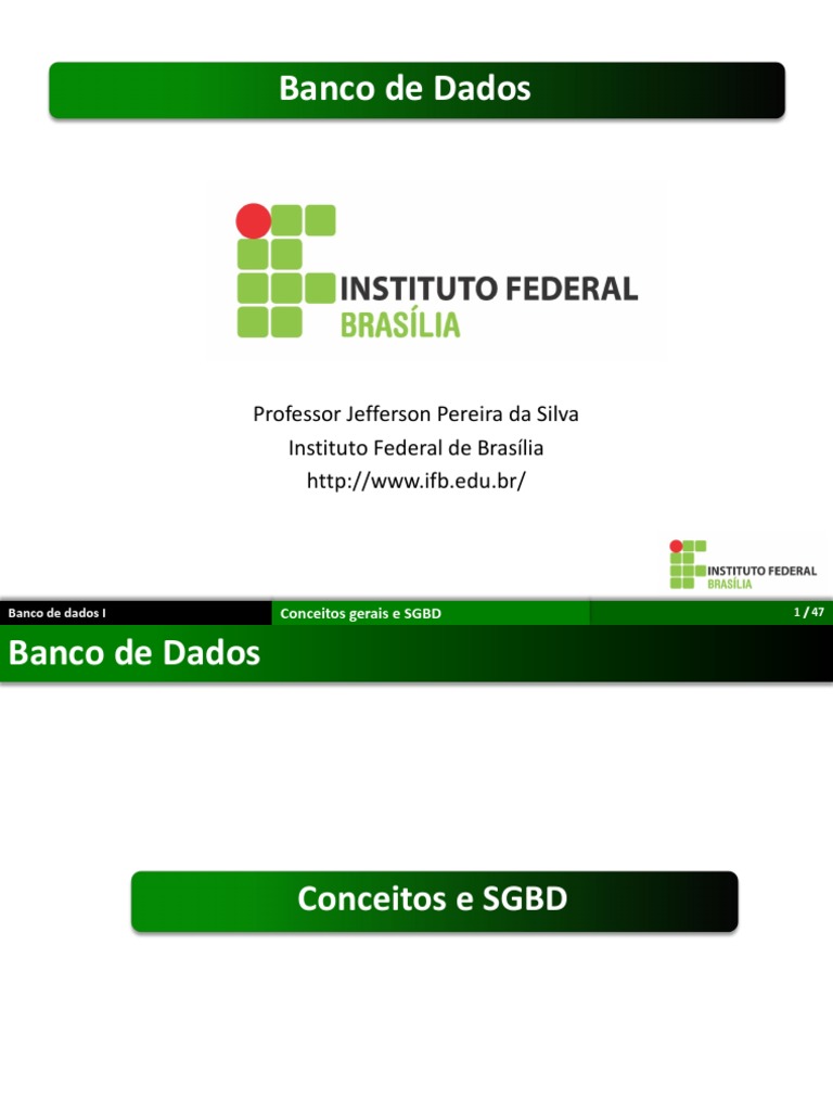 Conceitos, SGBD, Atores, Vantagens e Desvantagens | PDF | Transação em ...