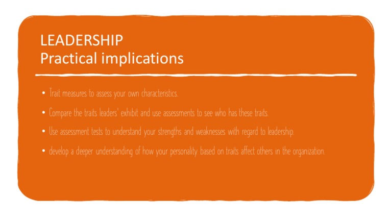 Leadership Practical Implications | PDF | Career & Growth | Business