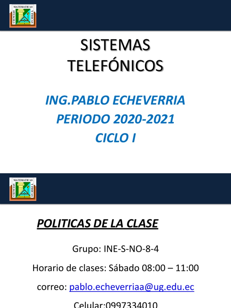 Unidad # 1 Sistemas Telefonicos PDF | PDF | Red Telefónica Conmutada | Teléfono